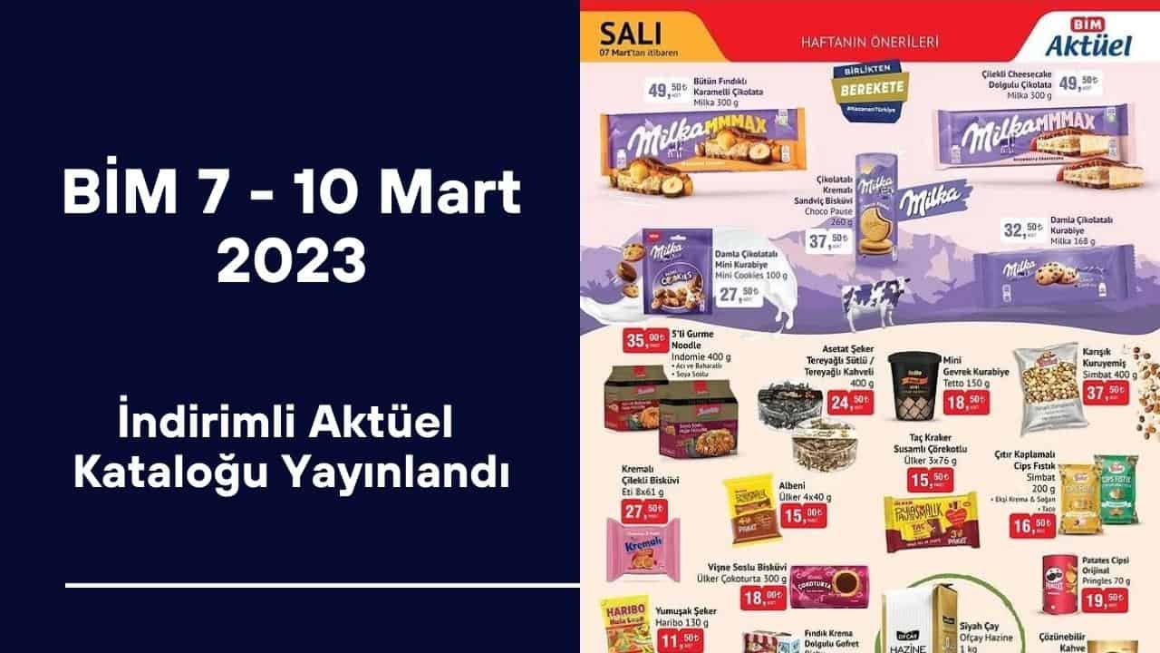 BİM 7 - 10 Mart 2023 İndirimli Aktüel Kataloğu Yayınlandı | SSK.biz.tr