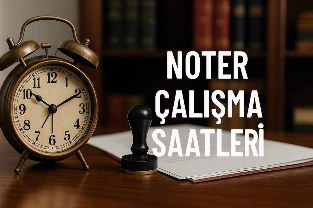 Noter Çalışma Saatleri 2025 🕒 | Hafta Sonu Açık mı, Nöbetçi Noter ...